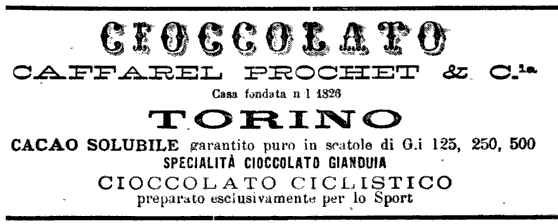 Focus on Gianduia, Part 13: Michele Prochet and the 1865 Birth of ...